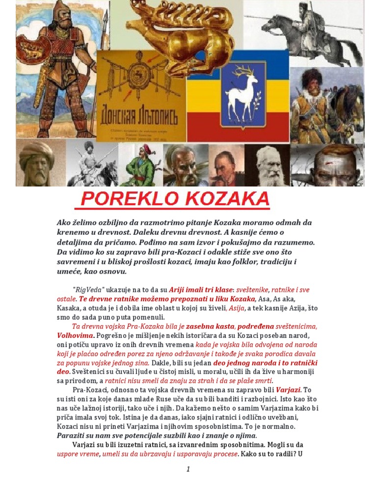 100 Poreklo Kozaka | PDF