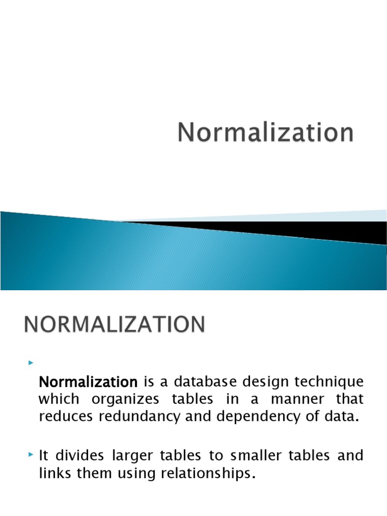 Unit 3 Normalization | PDF | Information Management | Information Technology