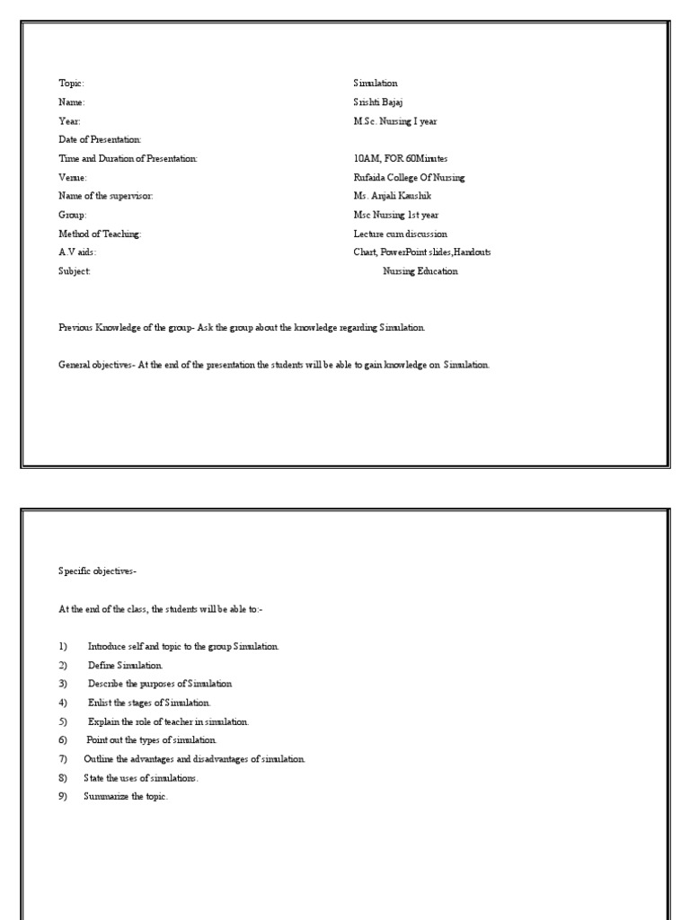 LP On Simulation | PDF | Simulation | Learning LP On Simulation | PDF | Simulation | Learning