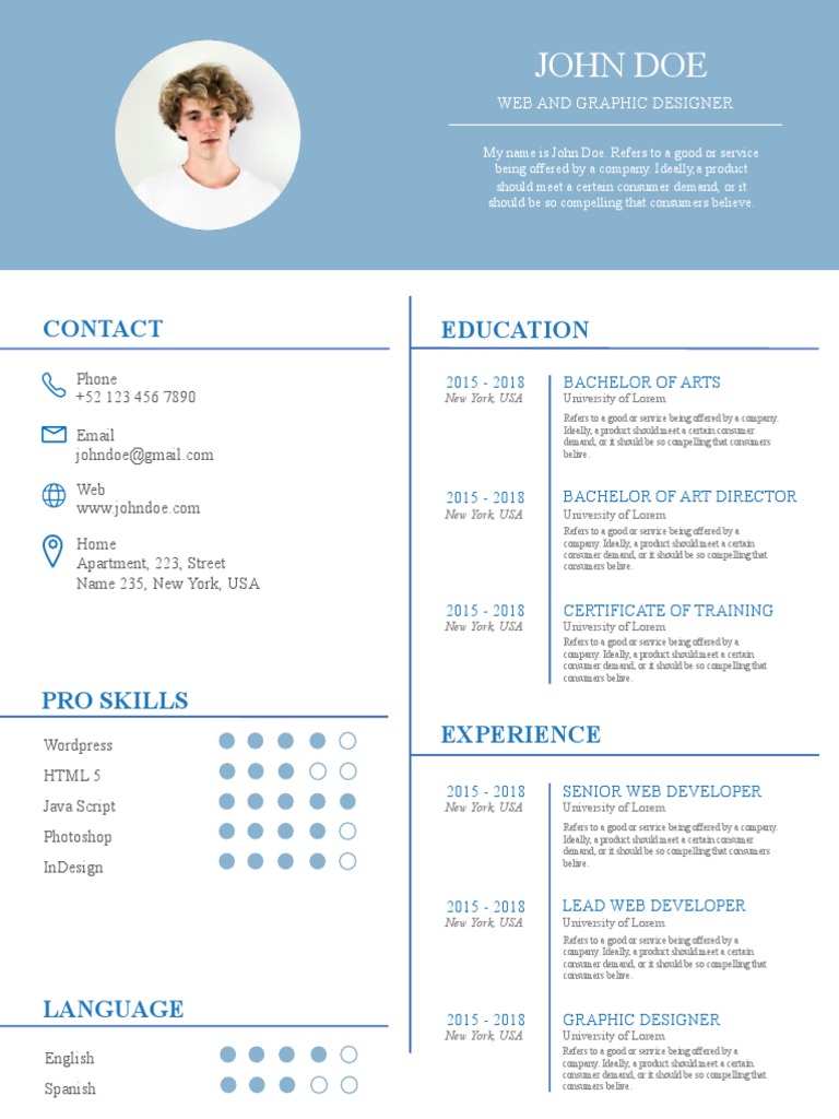 Santorini Resume Template | PDF | Hypertext | Internet