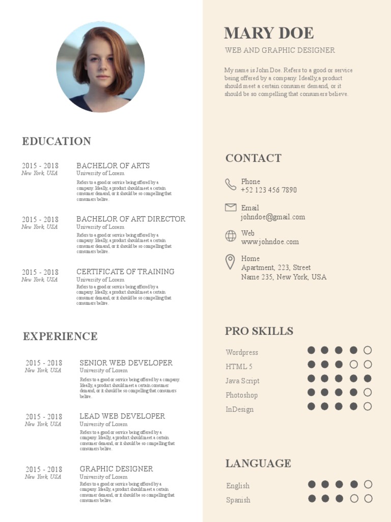 Sefiros Resume Template | PDF | Hypertext | Internet