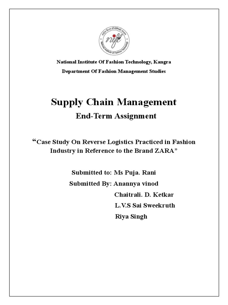 Supply Chain End Term | PDF | Supply Chain | Retail