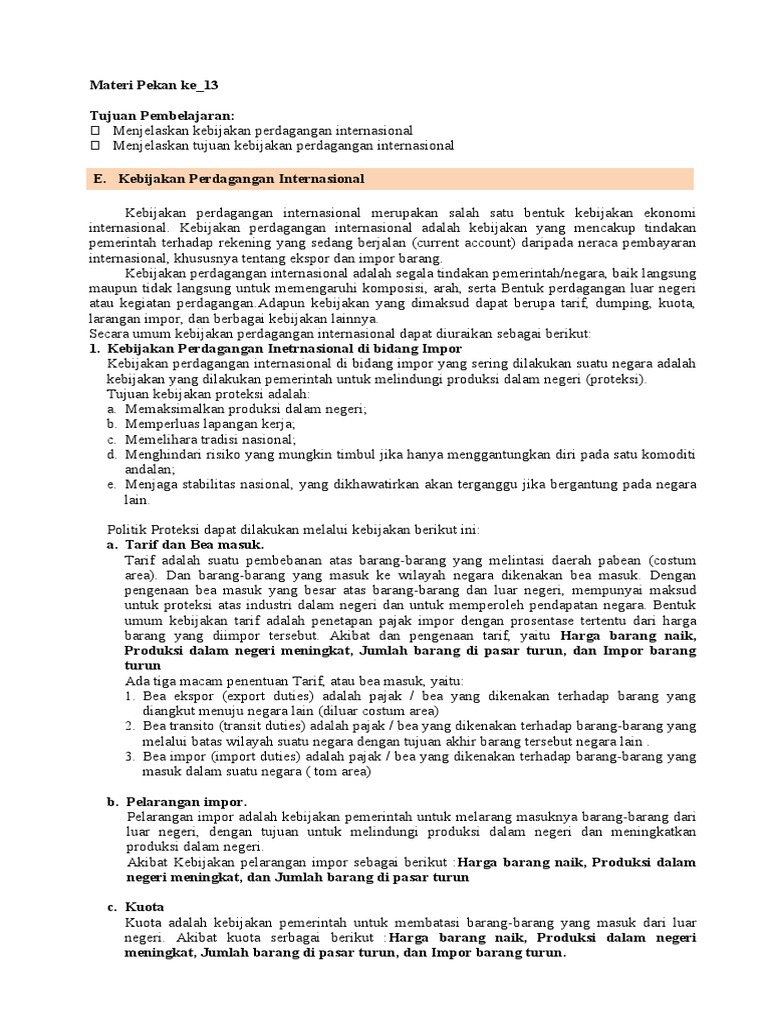 Materi Pekan Ke 13 Kls XI | PDF | Politik