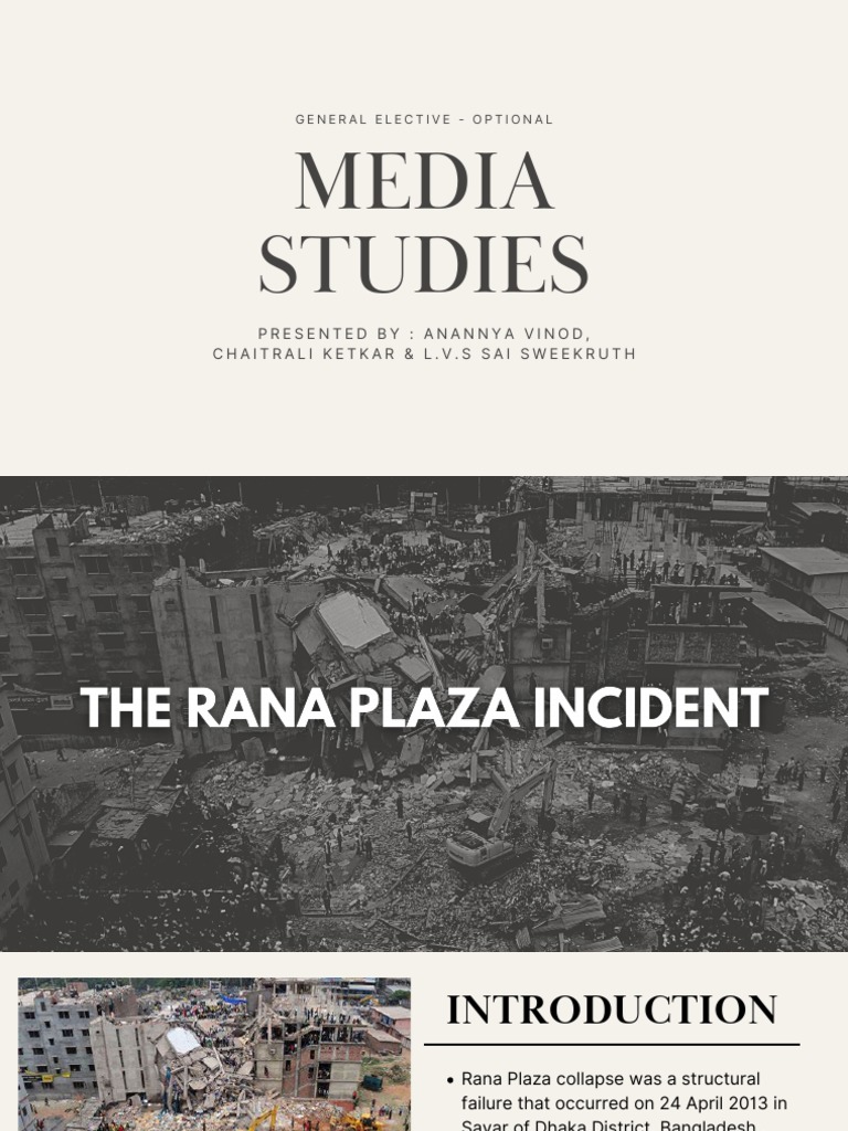 Media Studies | PDF | Occupational Safety And Health | International Labour Organization