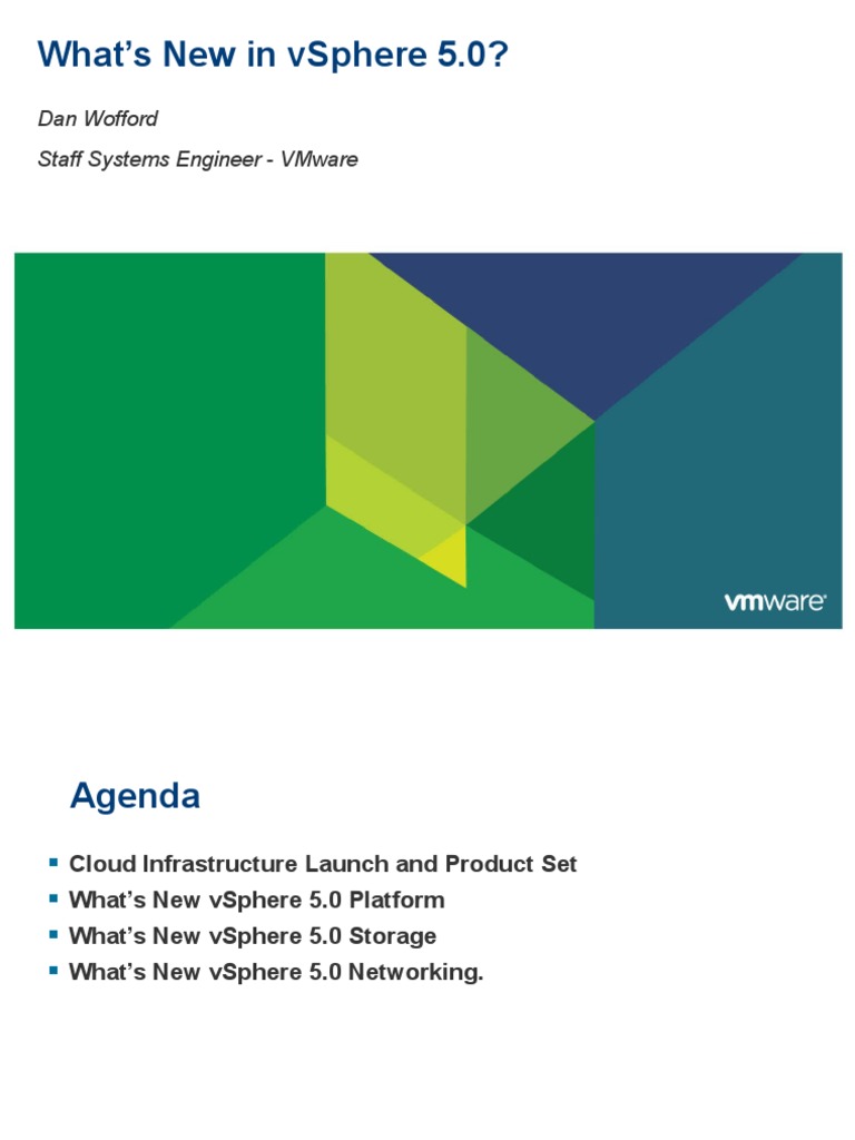 VMware Presentation - Chicago VMUG - Whats-New-vSphere-VMUG | PDF ...