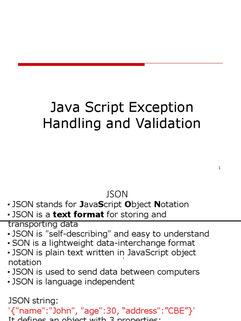 Json PDF | PDF | Json | Java Script