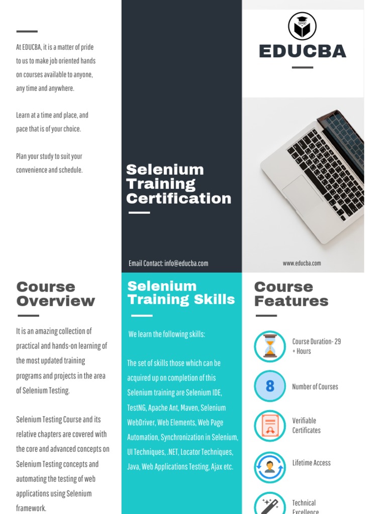 Selenium Training Certification | PDF | Selenium (Software) | World Wide Web