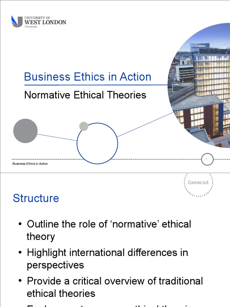 Business Ethics in Action Session 4 and 5 Normative Theories | PDF ...