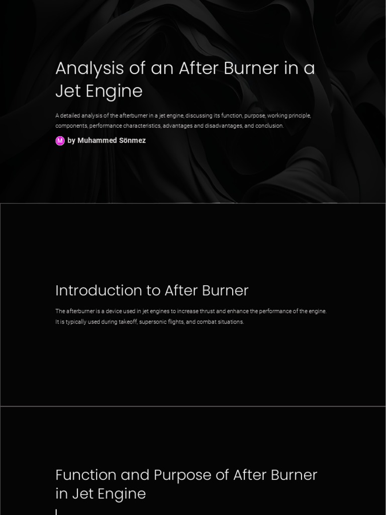 Jet Engine Afterburner Insights | PDF | Jet Engine | Vehicle Parts