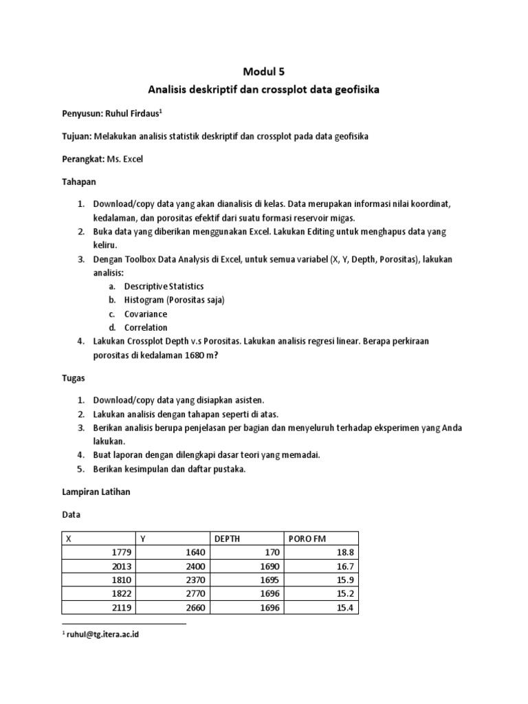 Modul 5 Analisis Data | PDF