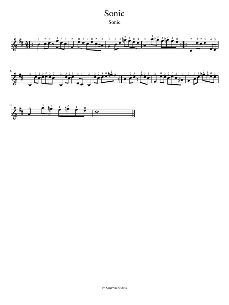 Sonic | PDF