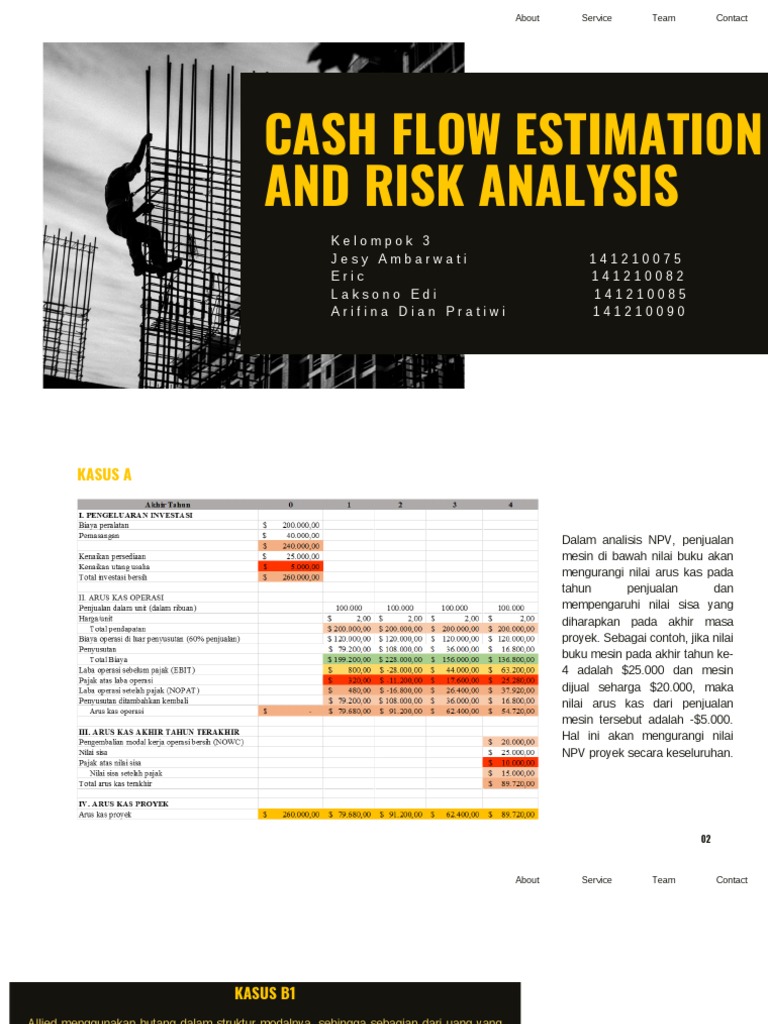 Cash Flow Estimation and Risk Analysis | PDF | Bisnis | Teknologi ...
