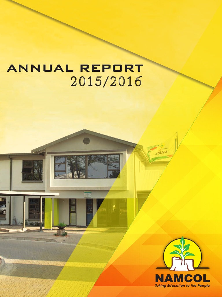 E4c - NAMCOL Annual Report 2015 - 2016 Web PDF | PDF | Educational ...