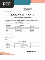 Xero Payslip Template | PDF