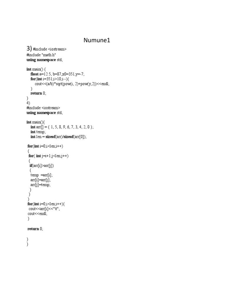 Bilets | PDF | Namespace | C++