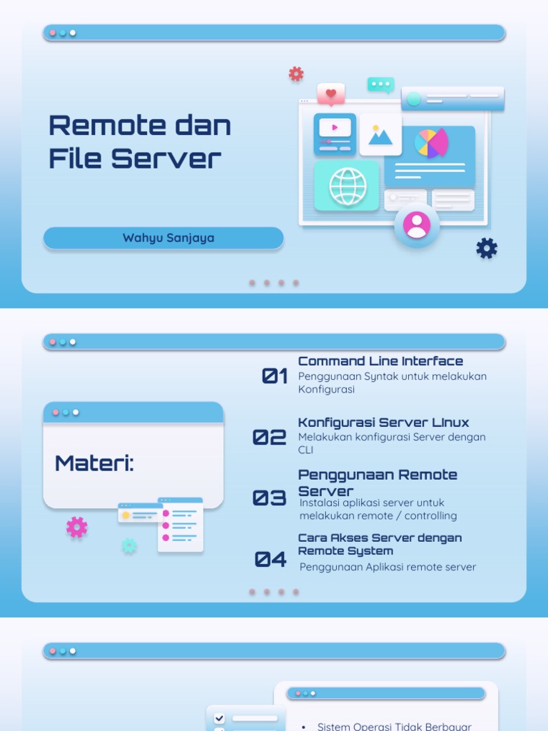 Konfigurasi Remote dan File Server Linux | PDF