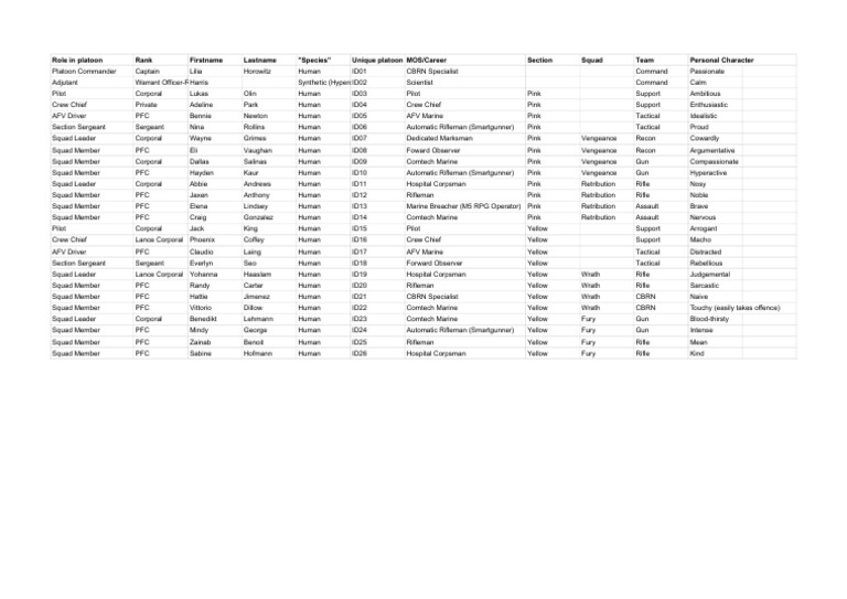 Military Platoon Roles & Dynamics | PDF
