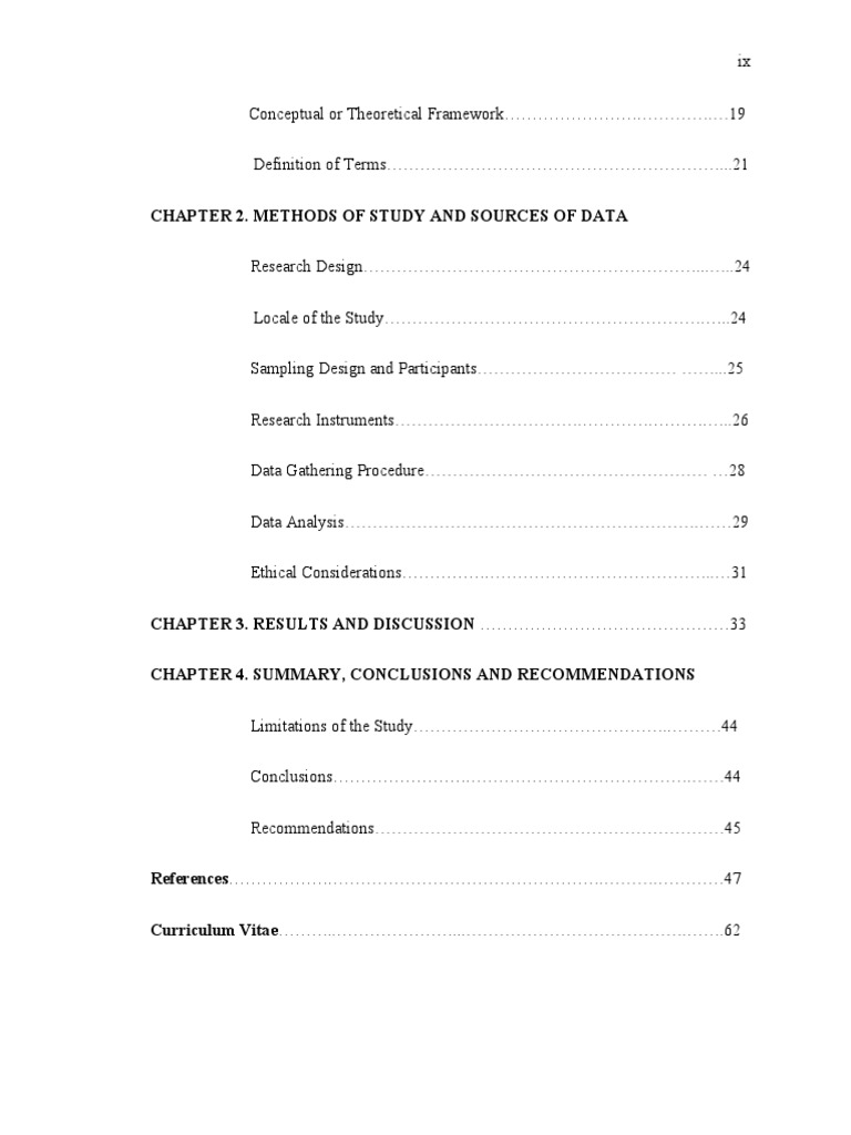 Curriculum Vitae Page Number | PDF