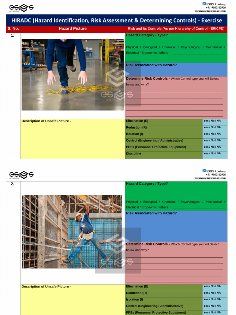 Hazard Identification and Risk Based Models | PDF