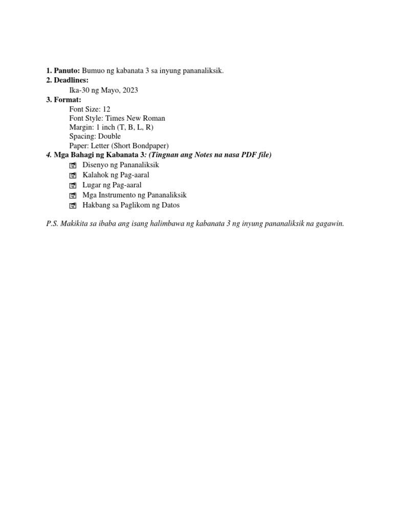 Kabanata 3 Pananaliksik Sir Jhakey Sir Jhakey добави нова