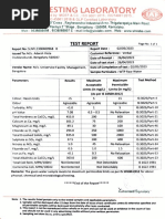 Drinking Water Test Report | PDF | Bacteria | Chemical Compounds