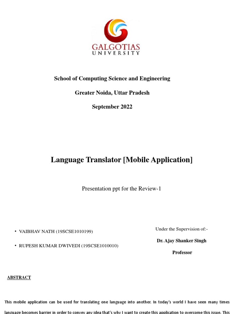 BT4007 PPT | PDF | Android (Operating System) | Application Software