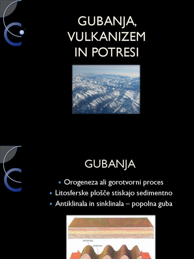 GUBANJA, VULKANIZEM IN POTRESI PPT 03 | PDF