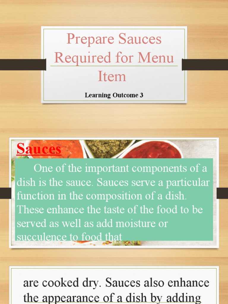 Sauces | Download Free PDF | Sauce | Starch