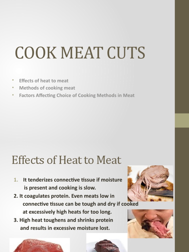 Cook Meat Cuts | PDF | Grilling | Cooking