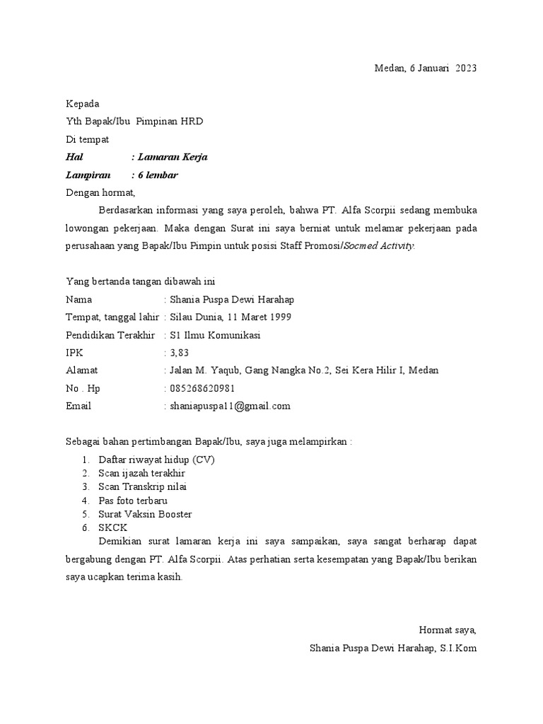 PT Alfa Scorpii Salinan | PDF