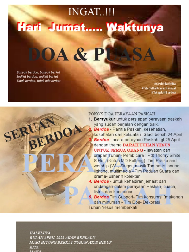 Flyer Doa | PDF | Agama & Spiritualitas