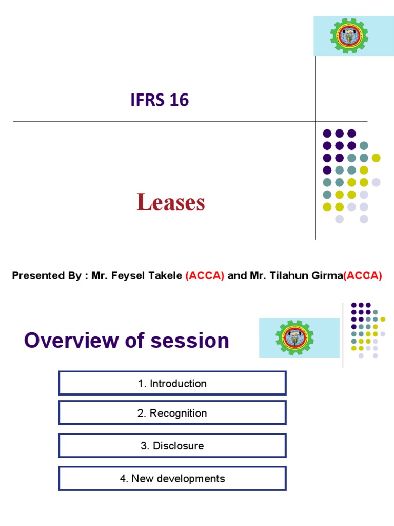 IFRS 16 Lease Accounting Overview | PDF