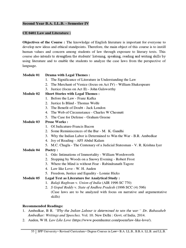 B.A.LL .B. SEM IV. Syllabus PDF | PDF | Methodology | Qualitative Research