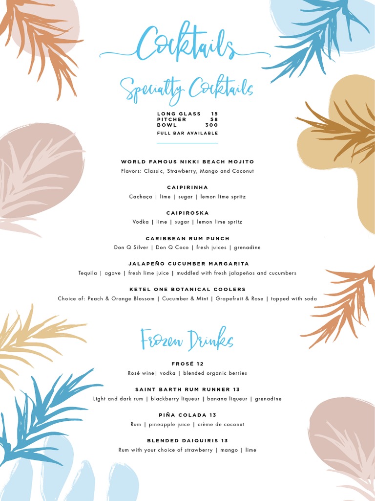 A Curated Selection of Craft Cocktails, Wines, Beers and Small Plates ...