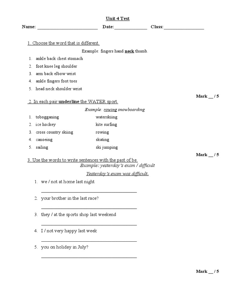 Project Explore 1 Unit 4 Test | PDF Project Explore 1 Unit 4 Test | PDF