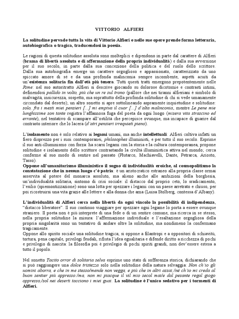 Vittorio Alfieri | PDF