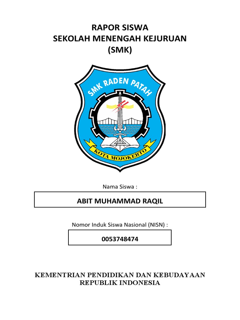 Biodata Raport | PDF