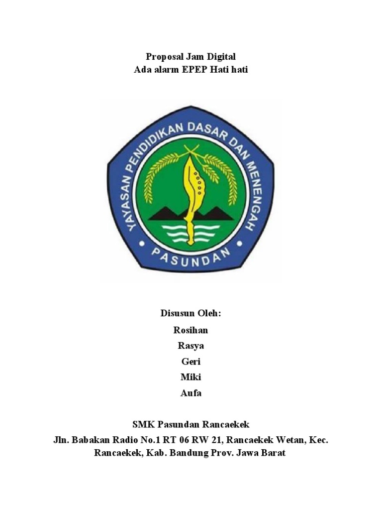 Proposal Jam Digital | PDF