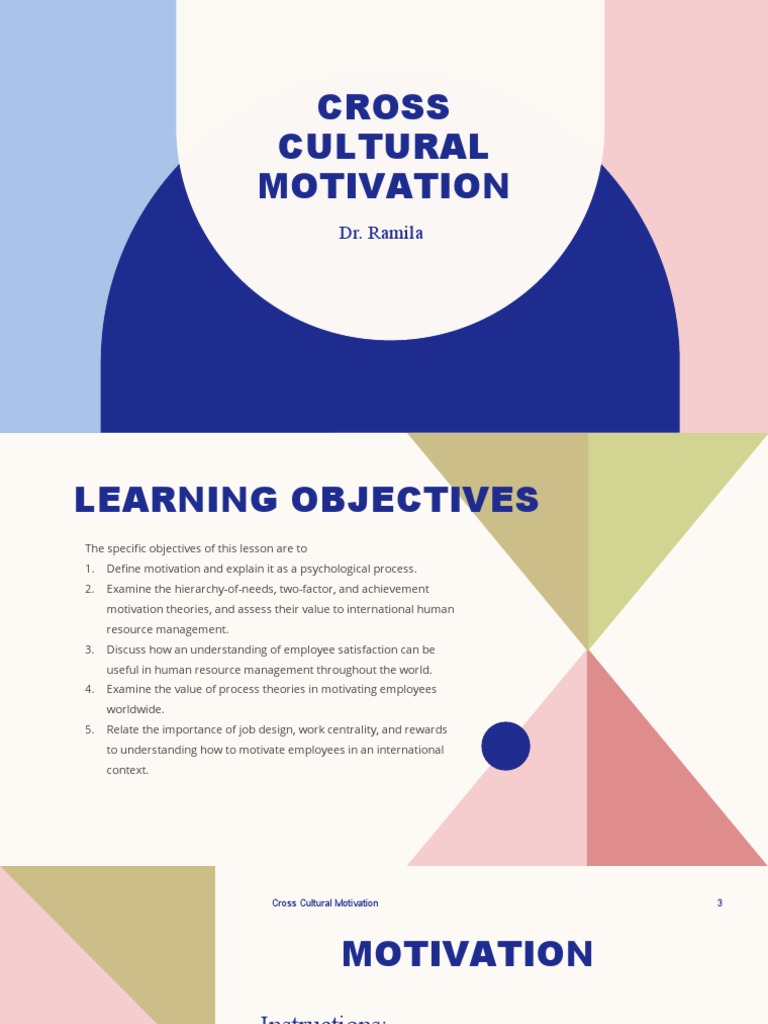 Cross-Cultural Motivation Insights | PDF | Cost Of Living | Motivational
