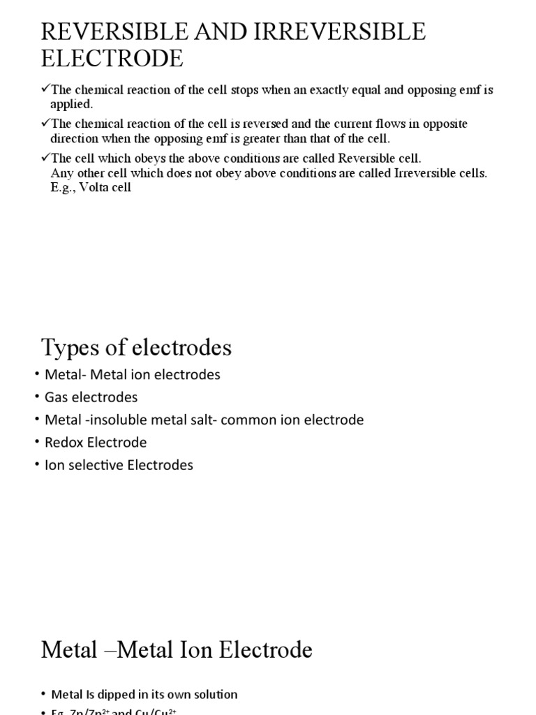 4.types of Electrodes | PDF 4.types of Electrodes | PDF