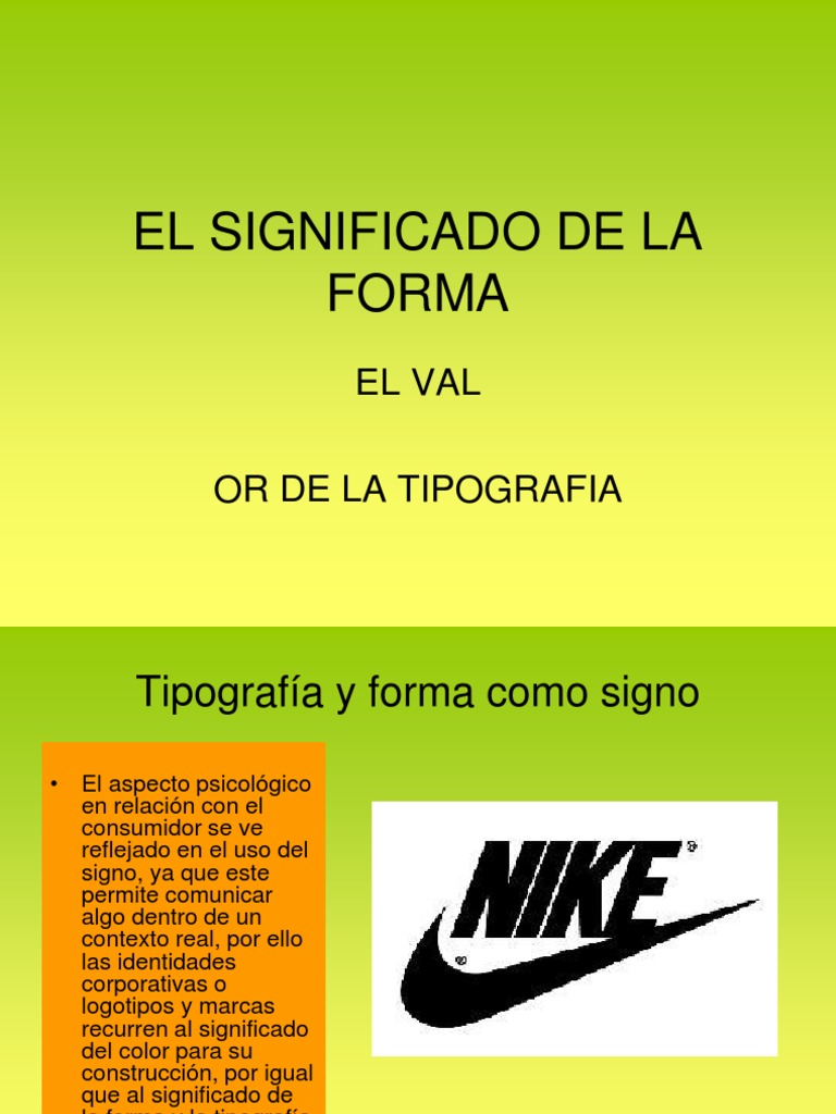 El Significado de La Forma | Tipografía | Movimiento (física)