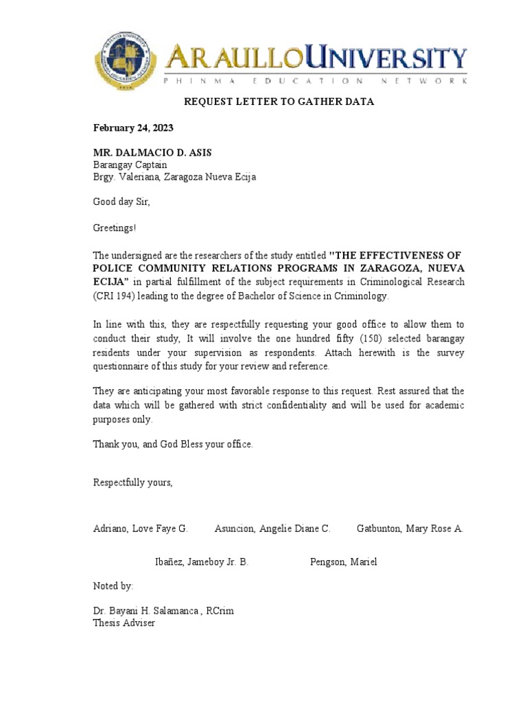 Final Letter Edited | PDF