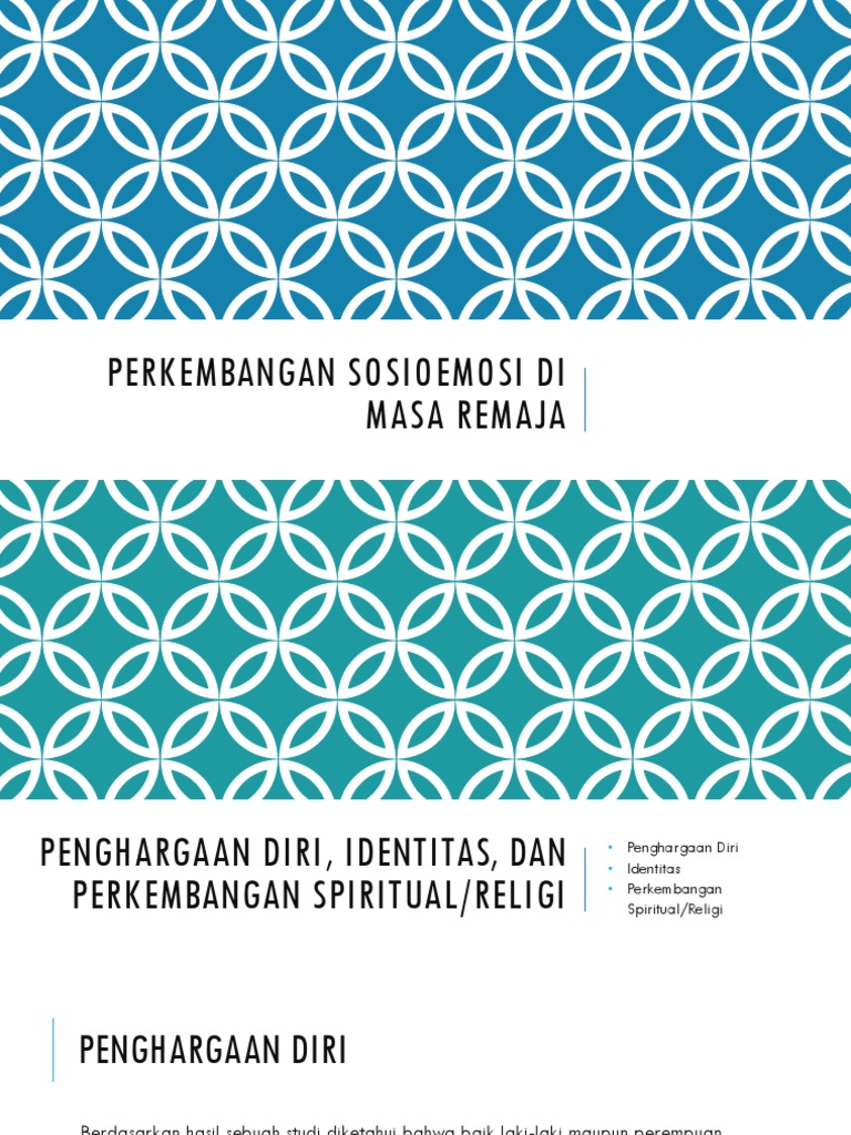 Masa Remaja - Perkembangan Sosioemosi | PDF Masa Remaja - Perkembangan Sosioemosi | PDF