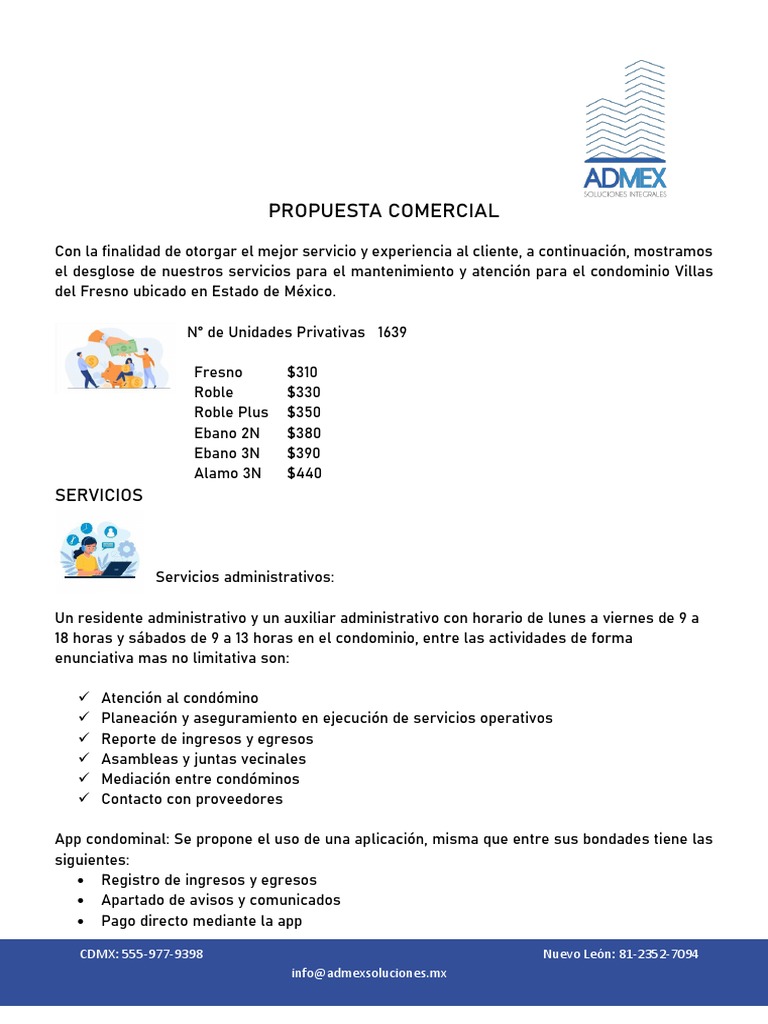Cotización Admex PDF | PDF | Condominio | Ley de Propiedad
