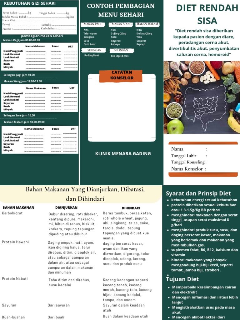 17. DIET RENDAH SISA | PDF