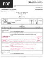 Primjer Fakture | PDF