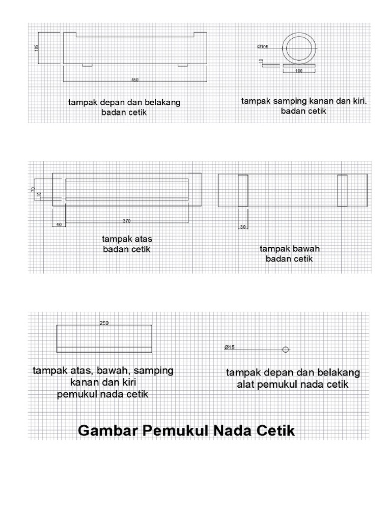 Gambar Cetik Dengan Ukuran | PDF