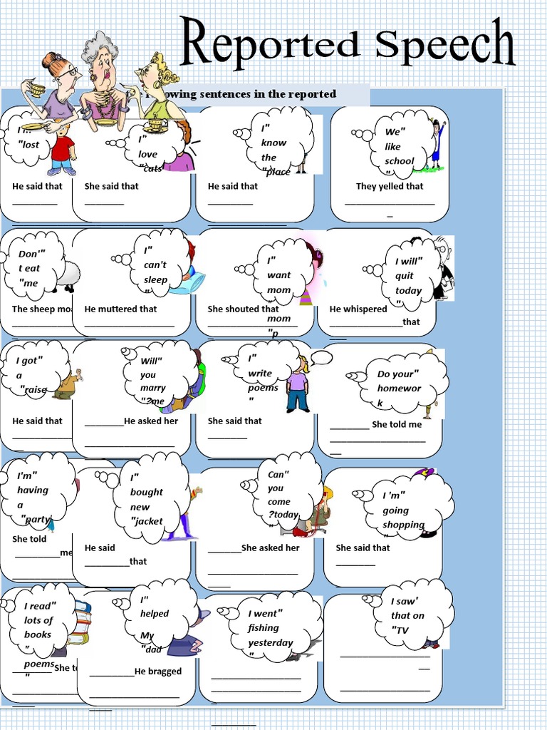 Reported Speech Conversion Guide | PDF