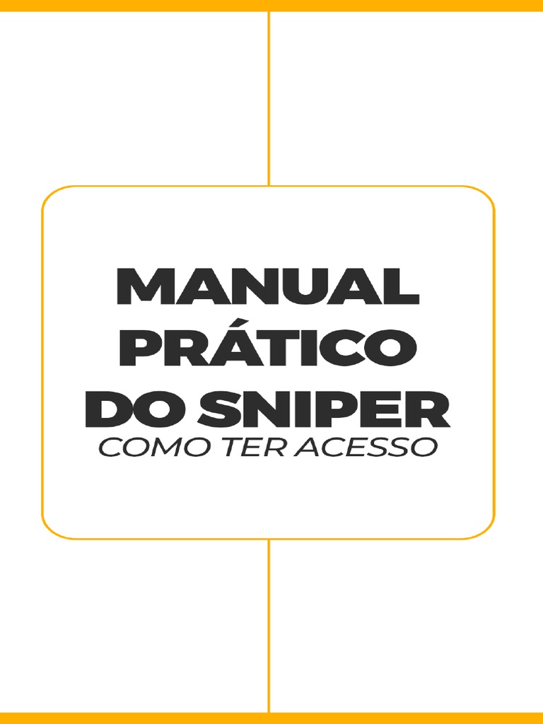Manual Prático Do Sniper | PDF | Conhecimento | Crédito