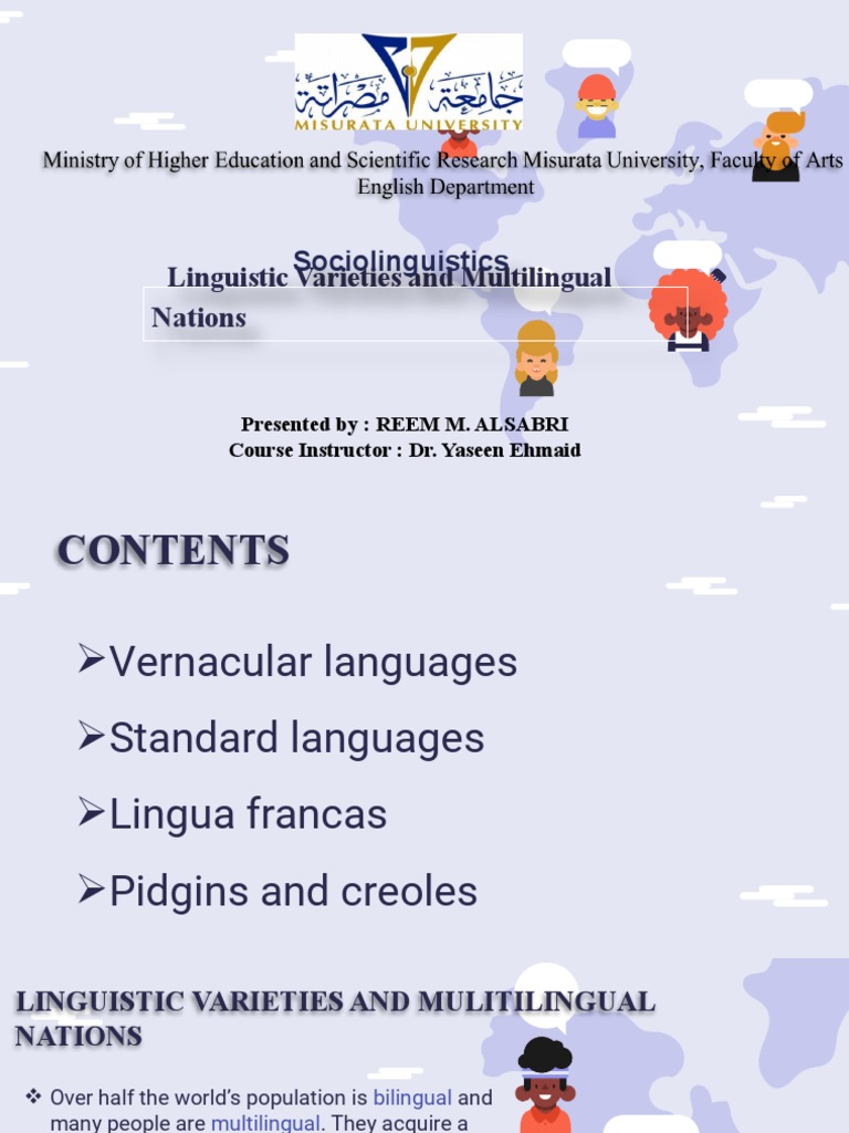 Linguistic Varieties and Multilingual Nations by Reem Sabri | PDF | Multilingualism | English ...